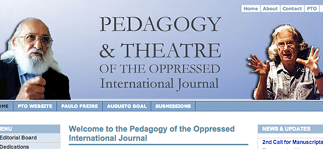 Announcing the Pedagogy and Theatre of the Oppressed International ...
